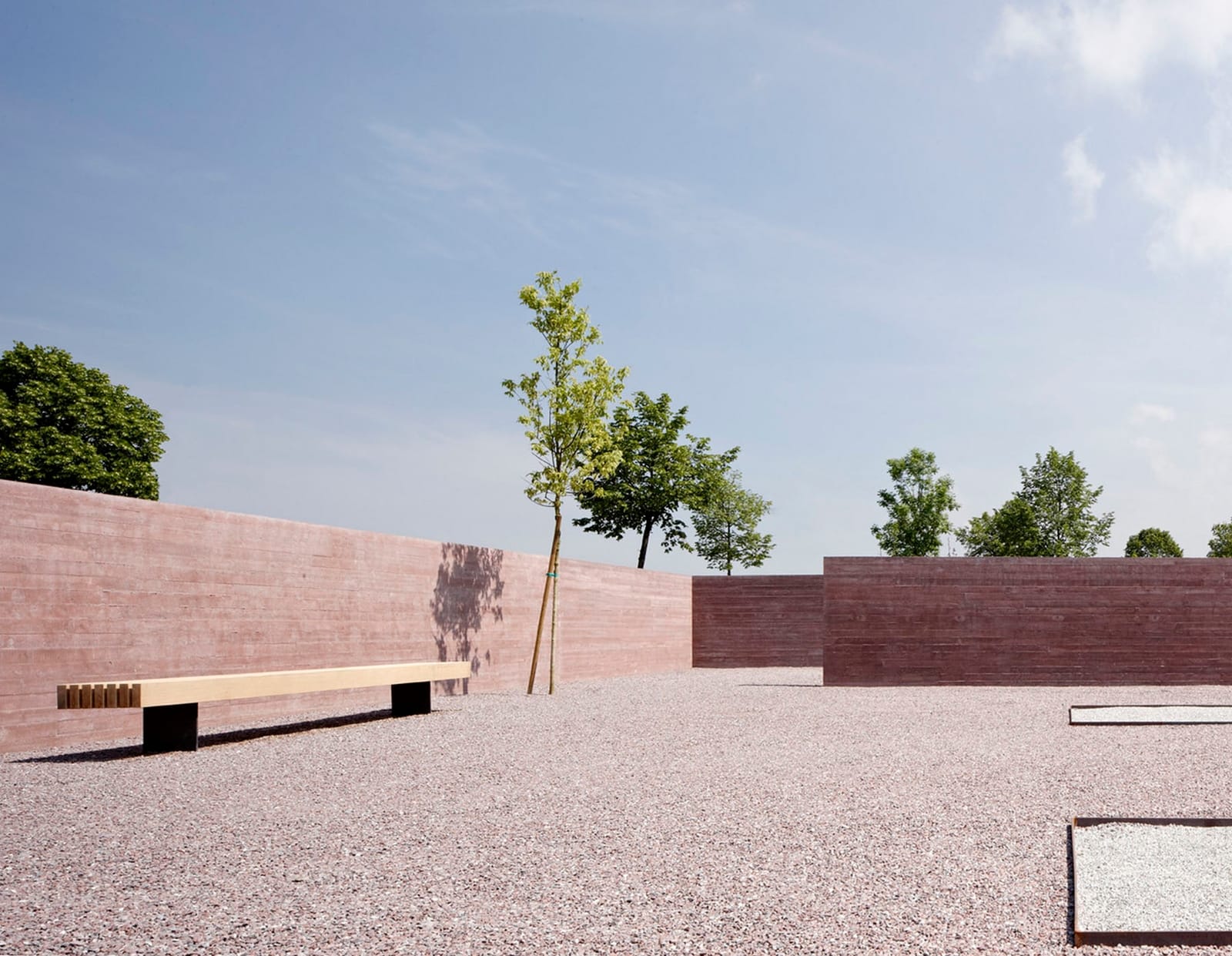 Islamic Cemetery in Altach by Bernardo Bader Architekten