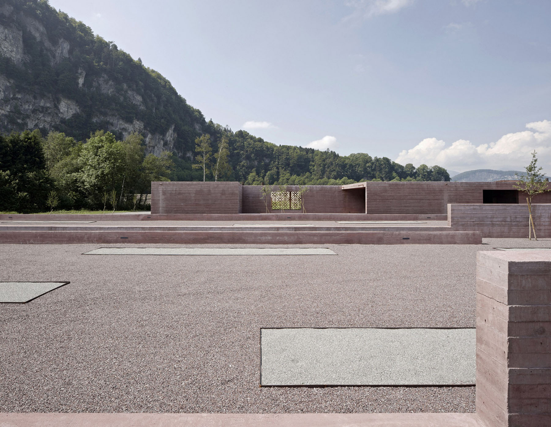 Islamic Cemetery in Altach by Bernardo Bader Architekten