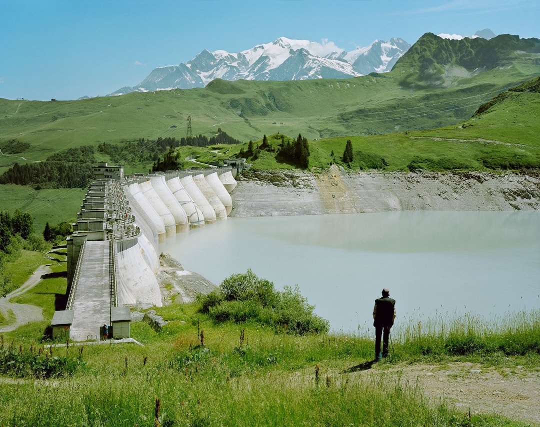 Dam and Man in Savoy by Céline Clanet