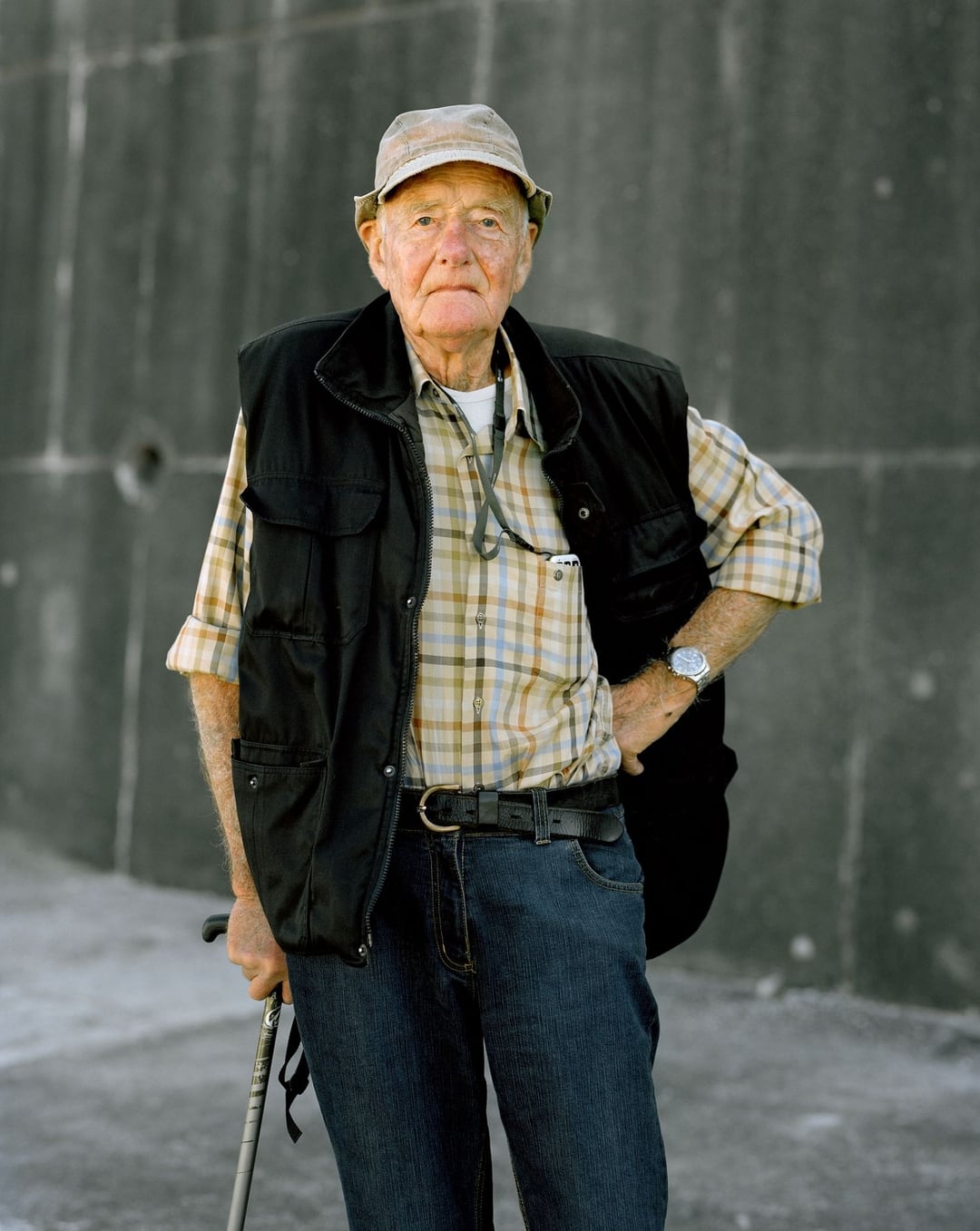 Dam and Man in Savoy by Céline Clanet