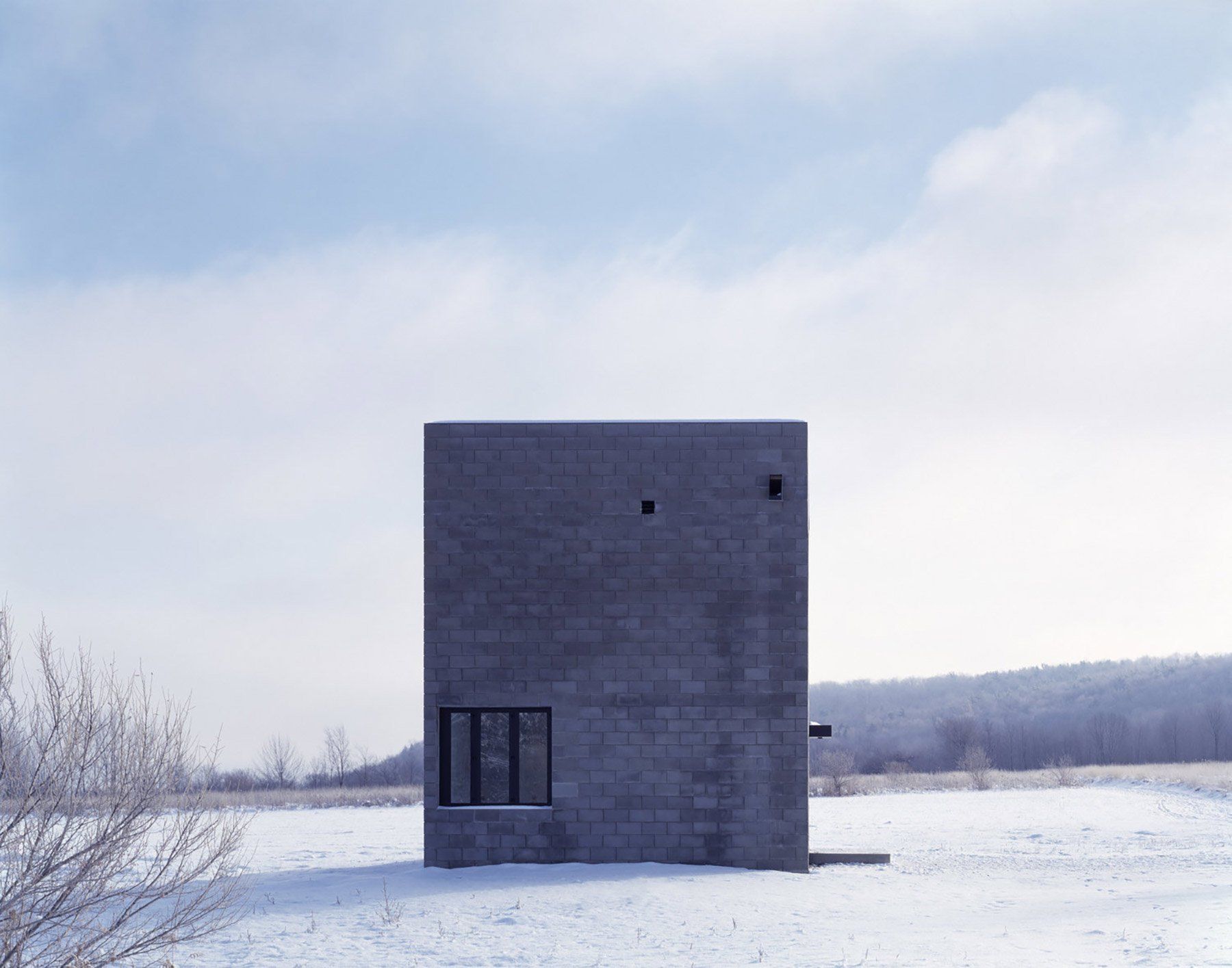 Cube House in Ithaca by Simon Ungers