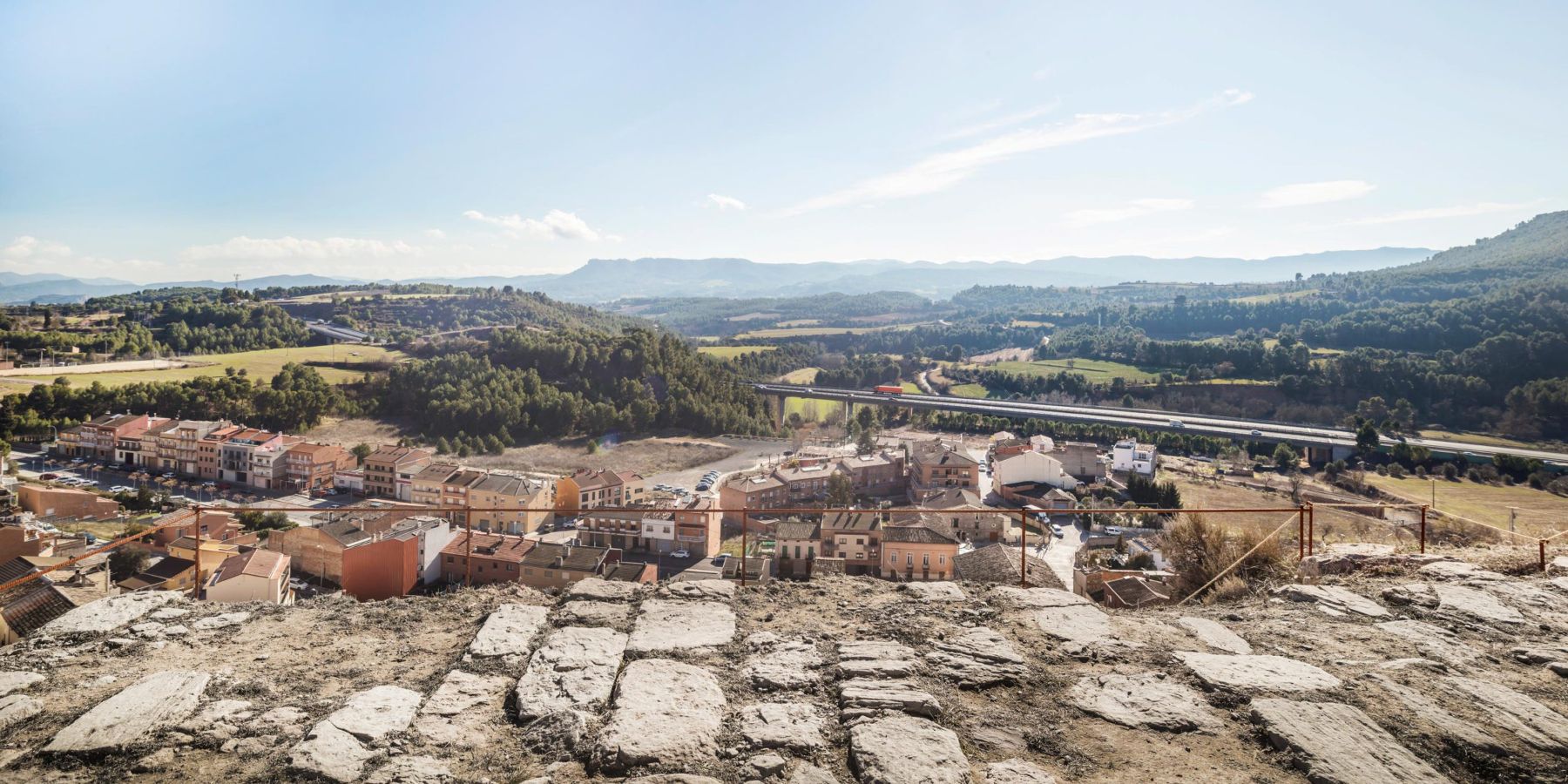Landscape adaptation of Chapel of the Jorba Castle by Carles Enrich Studio