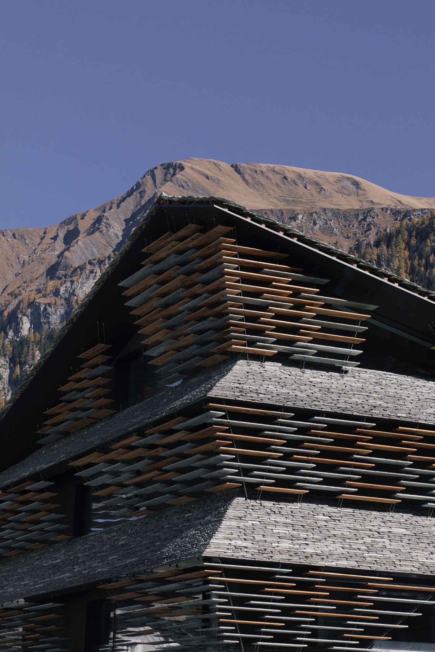 Haus Balma by Kengo Kuma captured by Thisispaper Studio