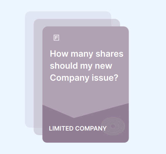How many shares should my new Company issue?