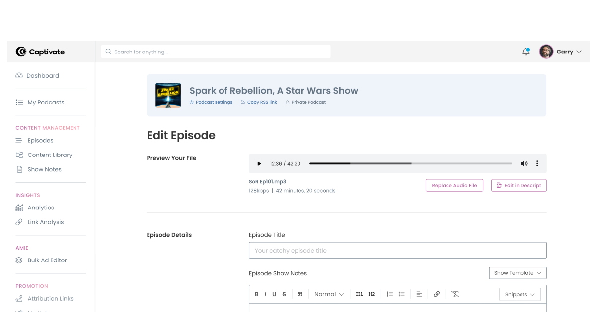 Descript + Captivate | A faster podcast editing workflow