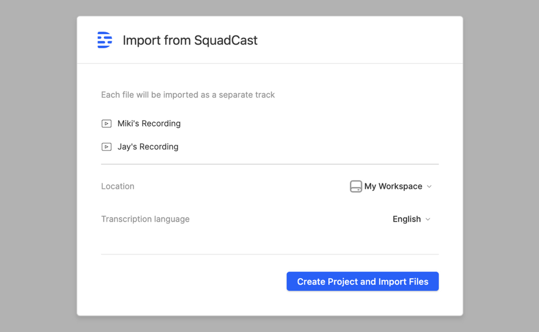 Descript + SquadCast | Faster podcast & video editing workflow