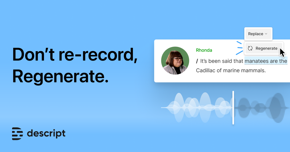 Regenerate: AI-Powered Voice Cleaner