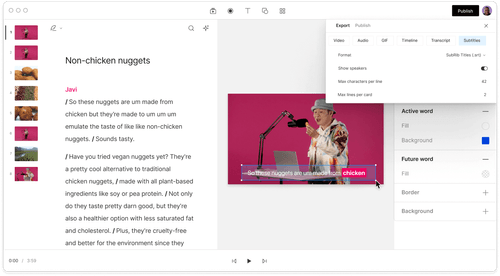 Instant Subtitle Generator | Create Video Subtitles with AI | Descript