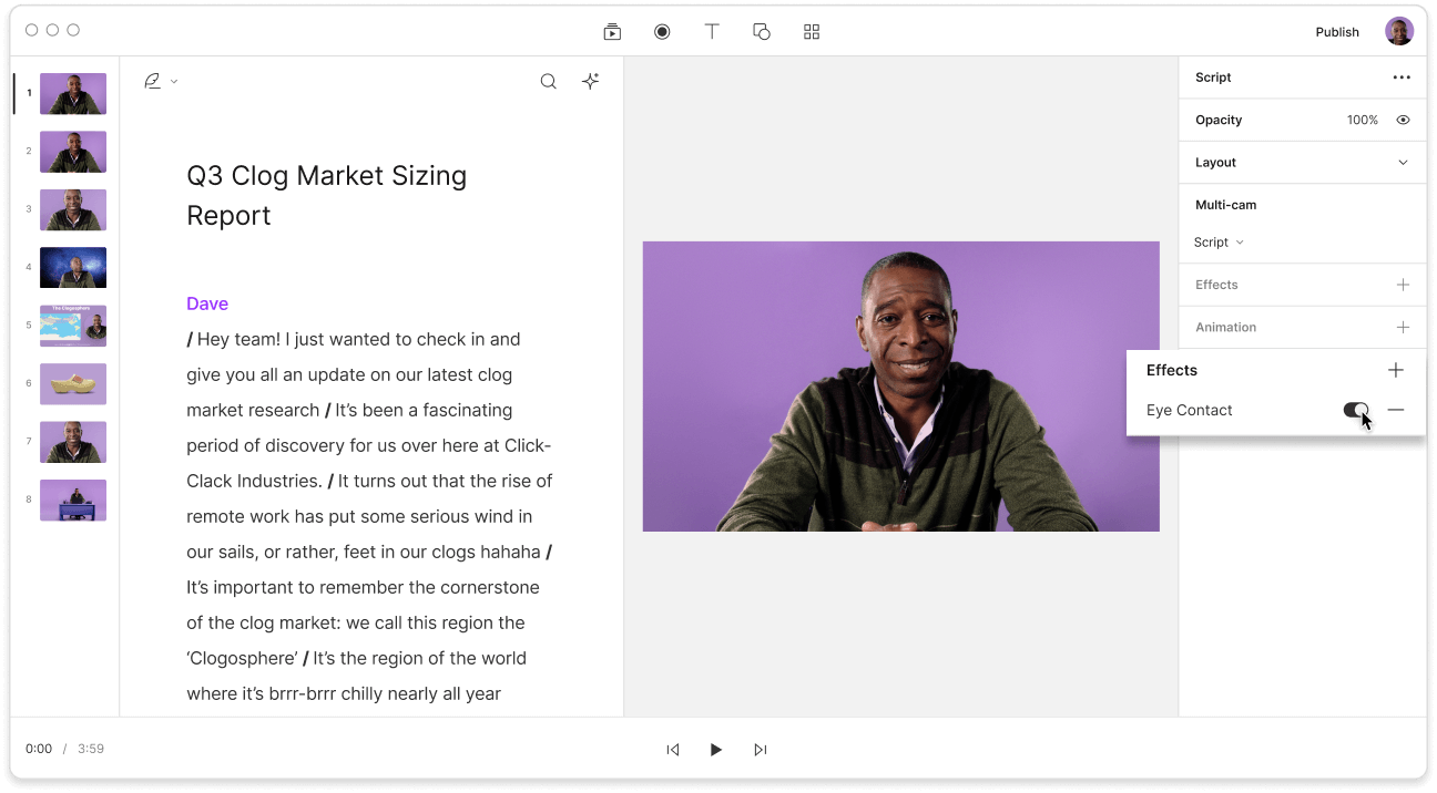 Online Teleprompter | Record Professional Videos in One Take | Descript