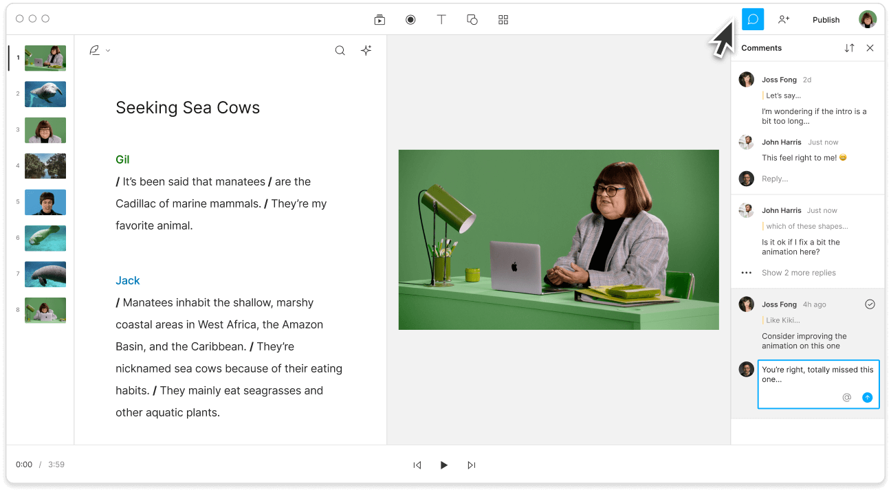 Collaborative Video Editing | Invite Your Entire Team Free | Descript