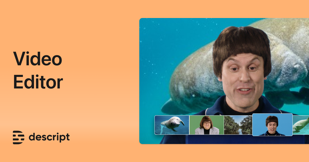 Online Video Editor | Edit Videos as Easy as Text | Descript