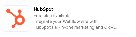 How to Integrate HubSpot Forms using Webflow