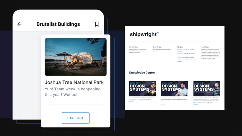 Shipwright - Free Figma UI Kit and Design System Template