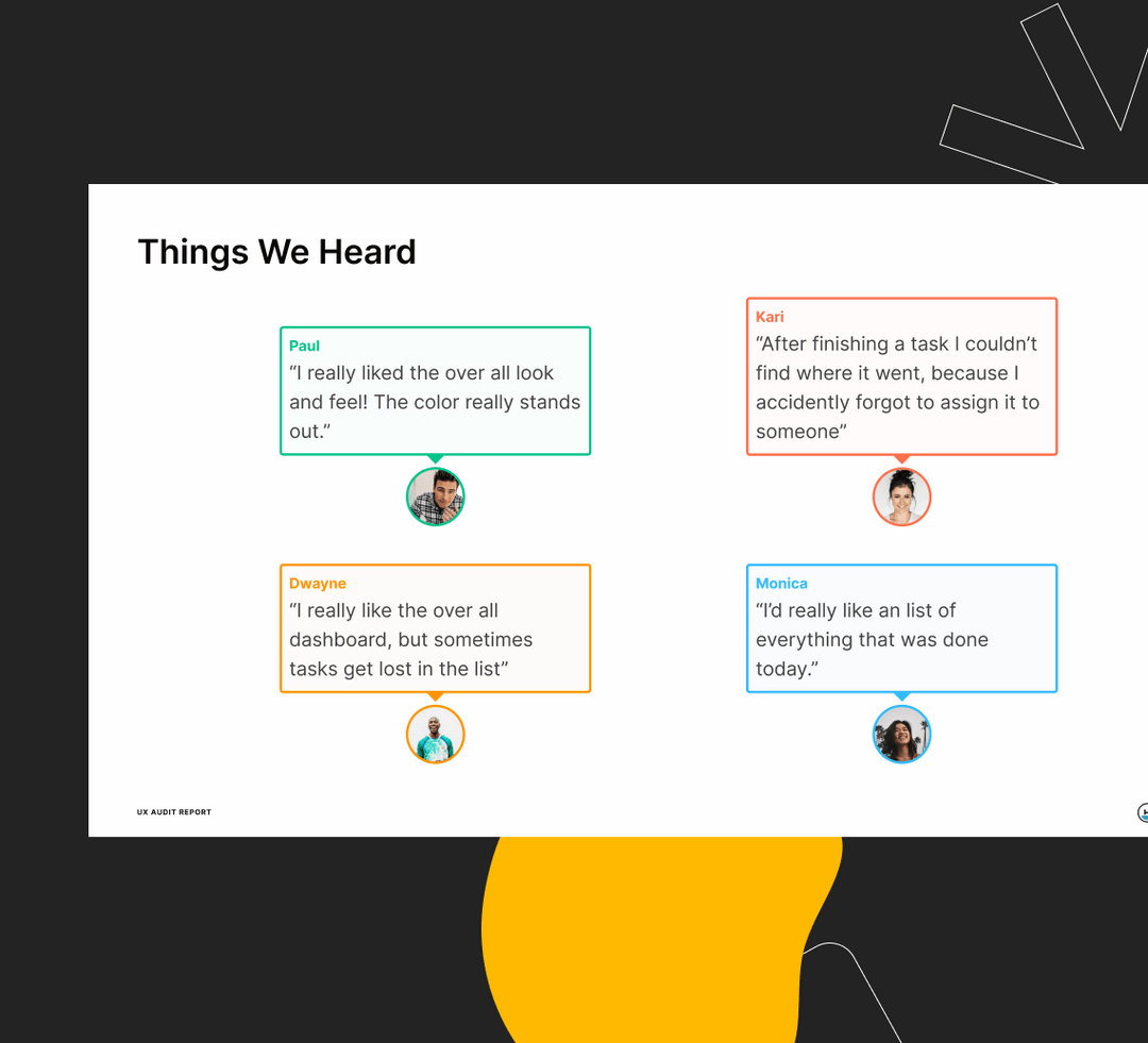 Free UX Audit Report Template for Figma - Audit Presentation Tool