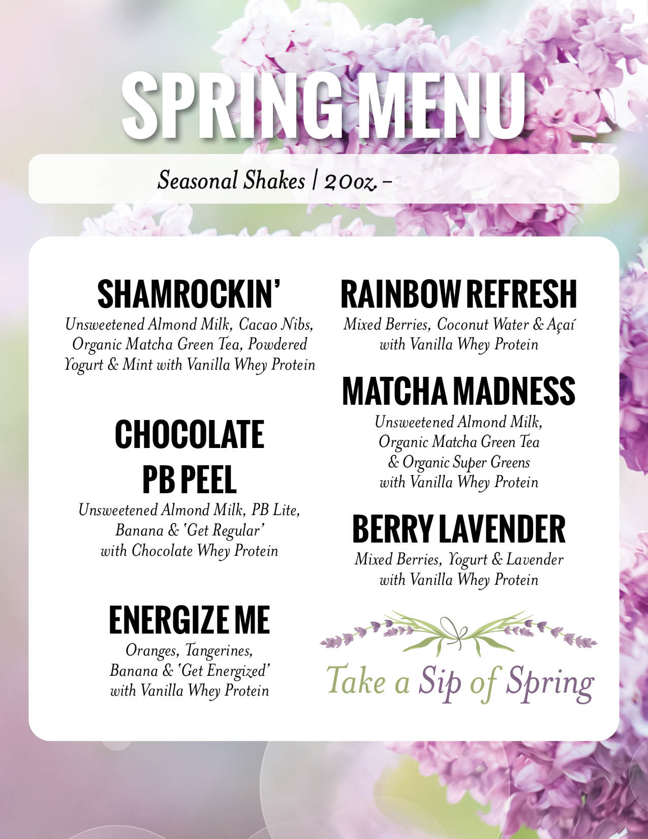 Member's Club | Spring Seasonal Menu
