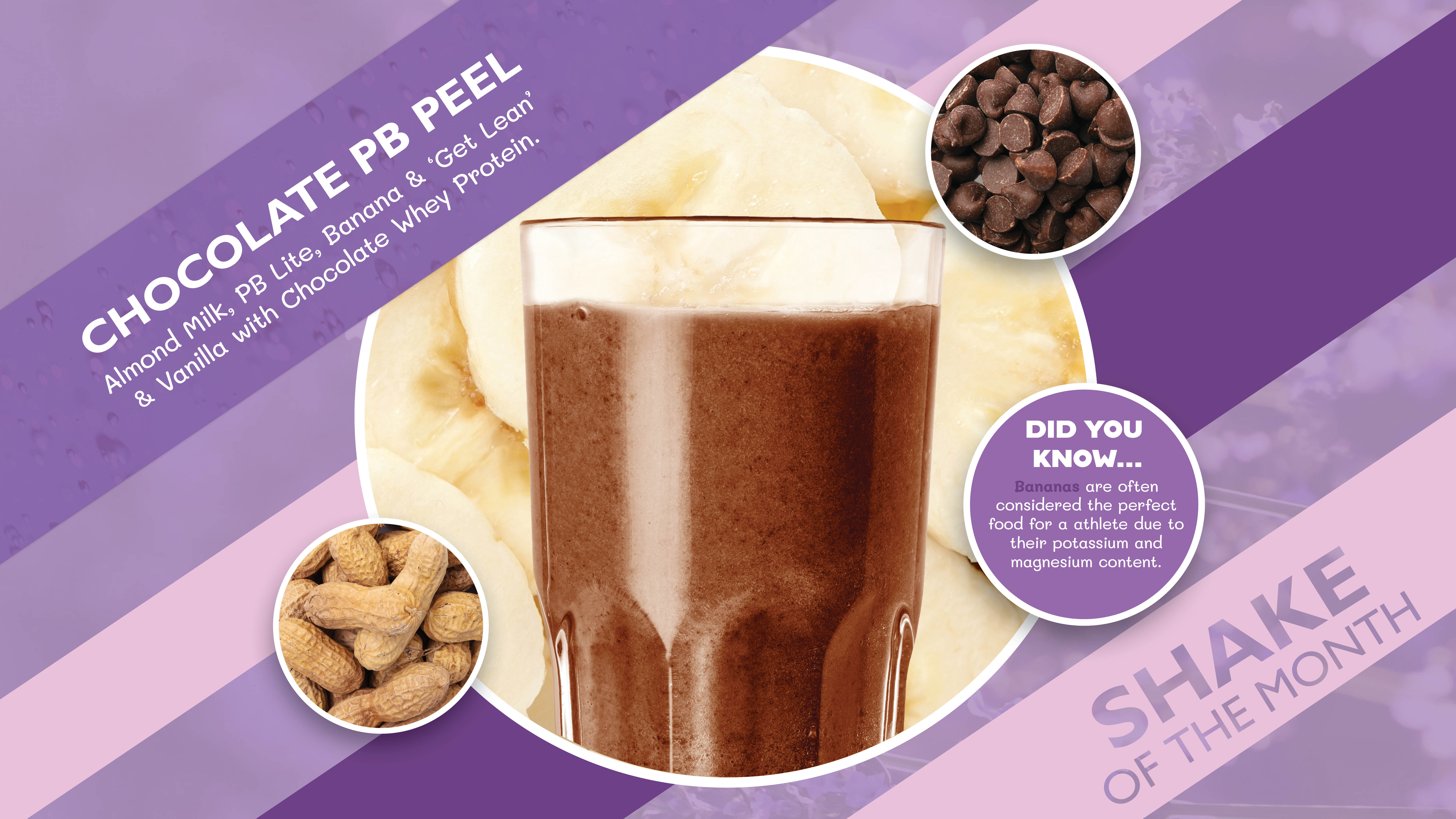 Member's Club | Shake of the Month - April 2024 - Chocolate PB Peel ...