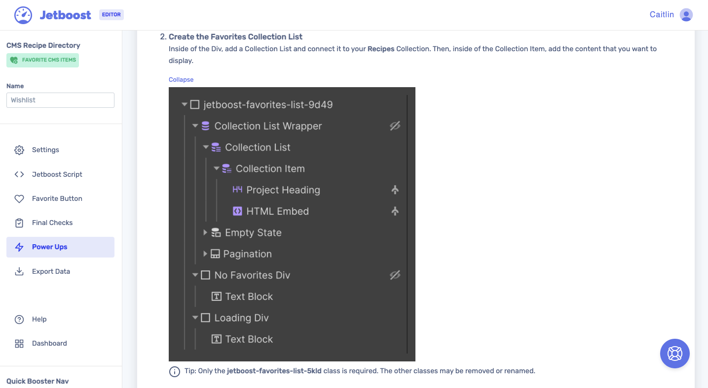 Add a Wishlist to a Webflow eCommerce Site | Jetboost