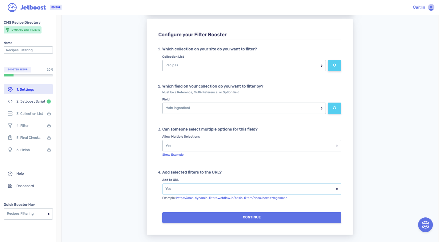 Add CMS Filters to your Webflow Collections | Jetboost