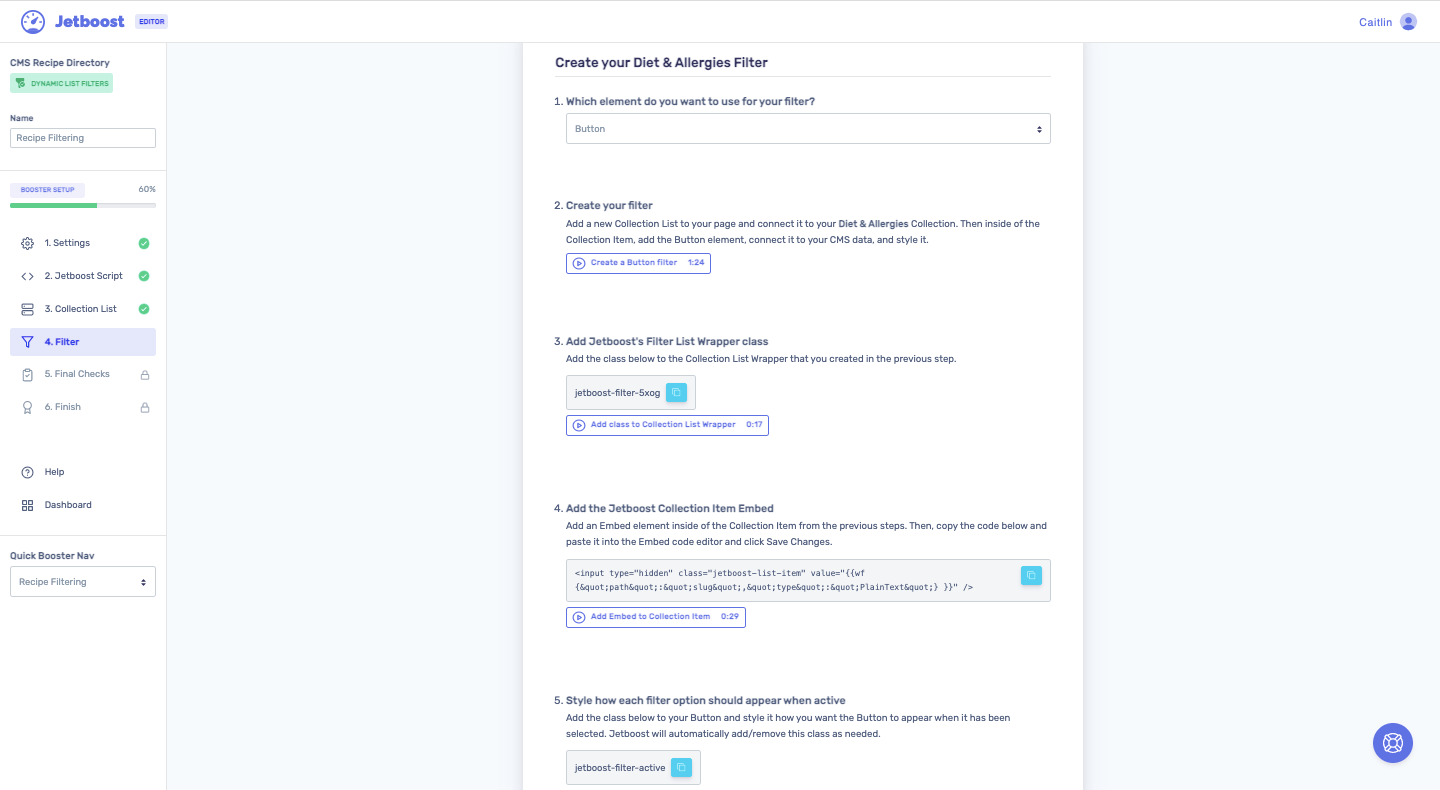 How to Set Up Webflow eCommerce Filters | Jetboost