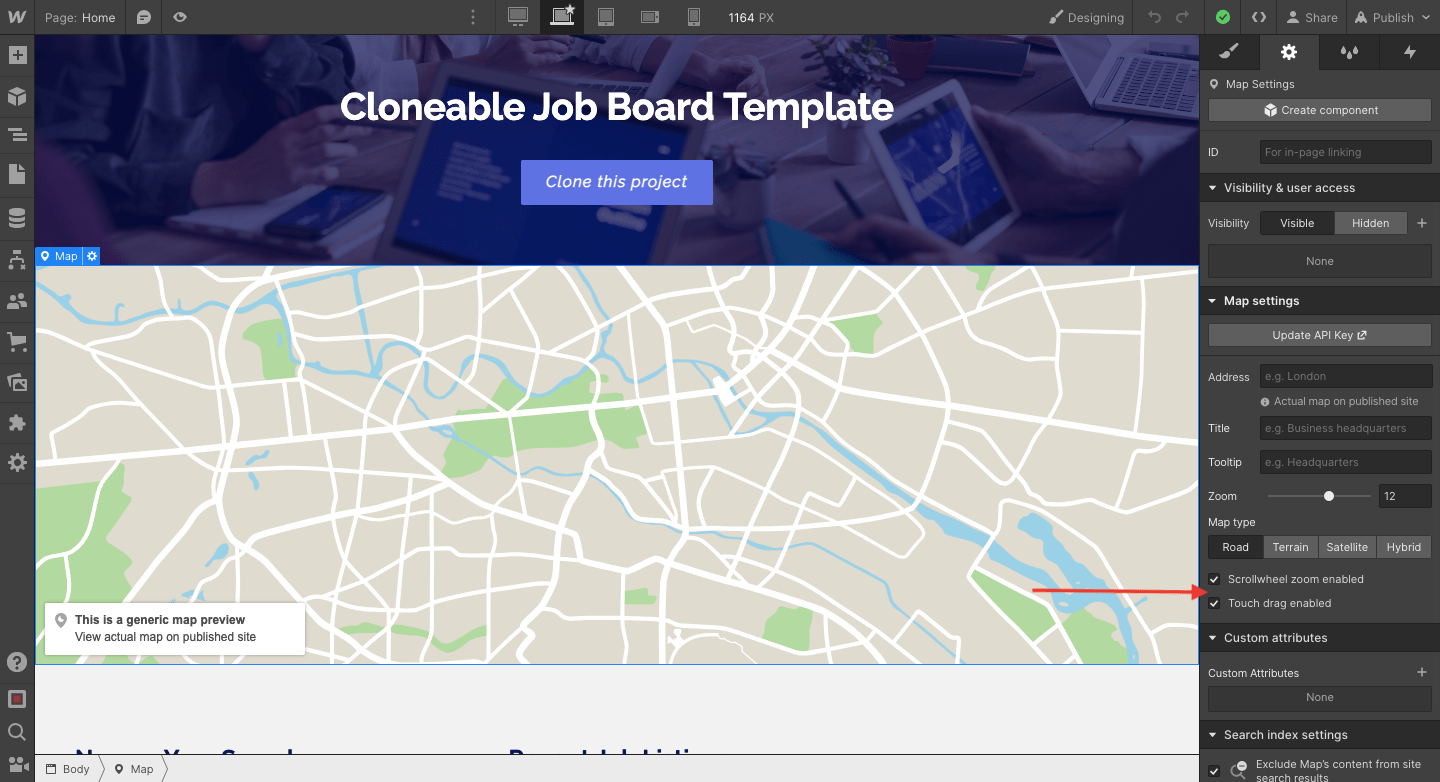 How to Use Google Maps in Webflow | Jetboost