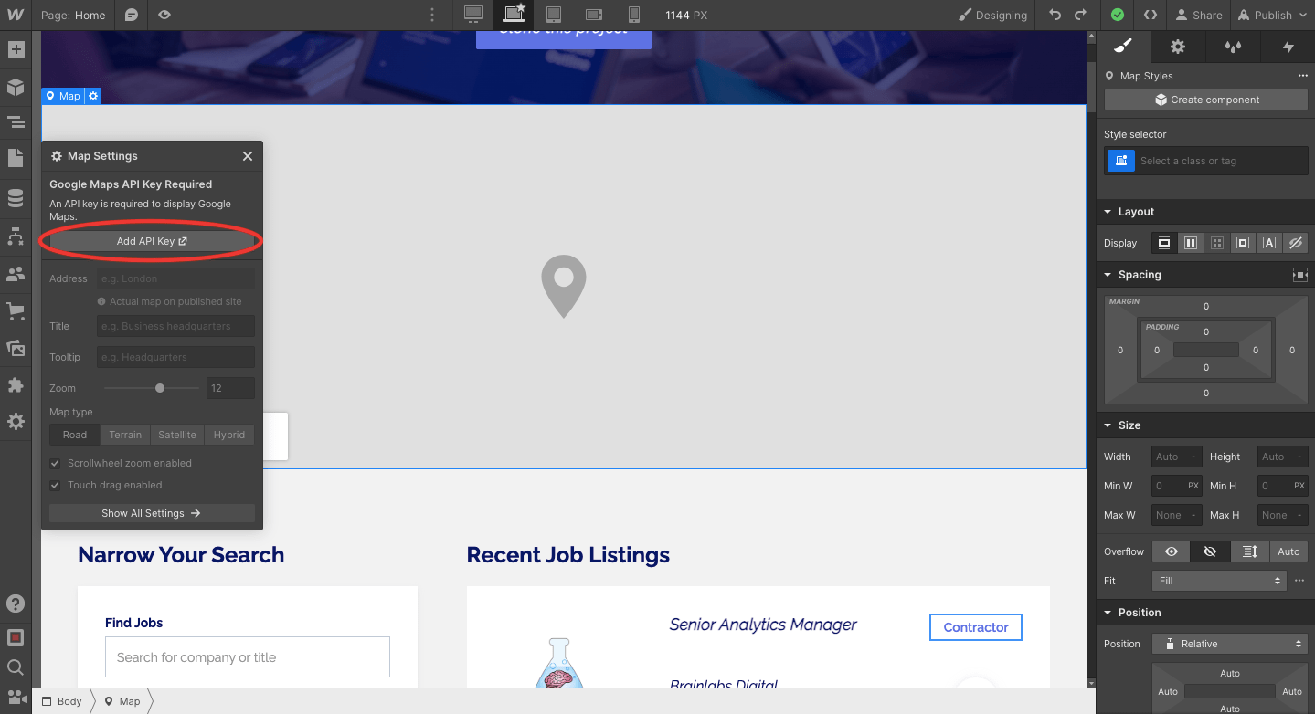 How to Use Google Maps in Webflow | Jetboost