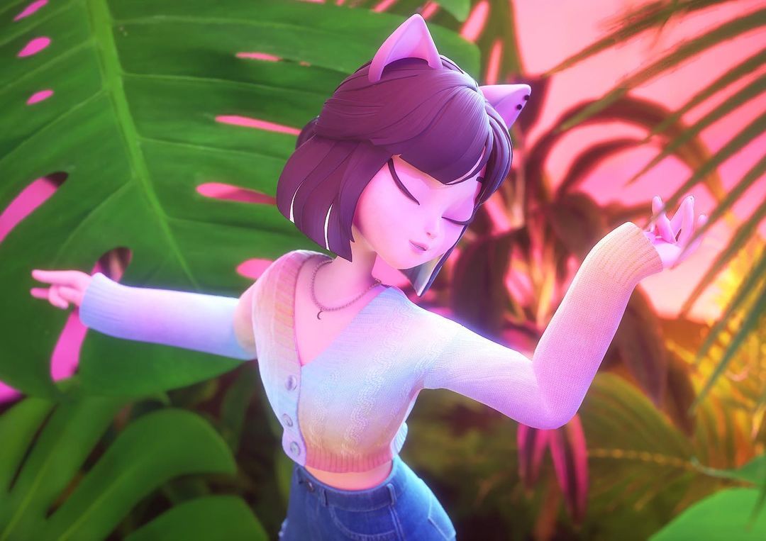 Who is Virtual Cat Girl and Music Artist, Lechat? — VirtualHumans.org