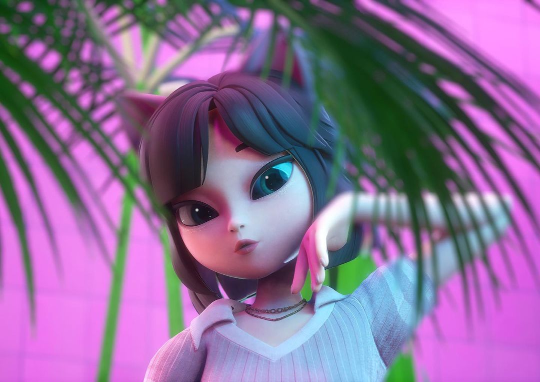 Who is Virtual Cat Girl and Music Artist, Lechat? — VirtualHumans.org