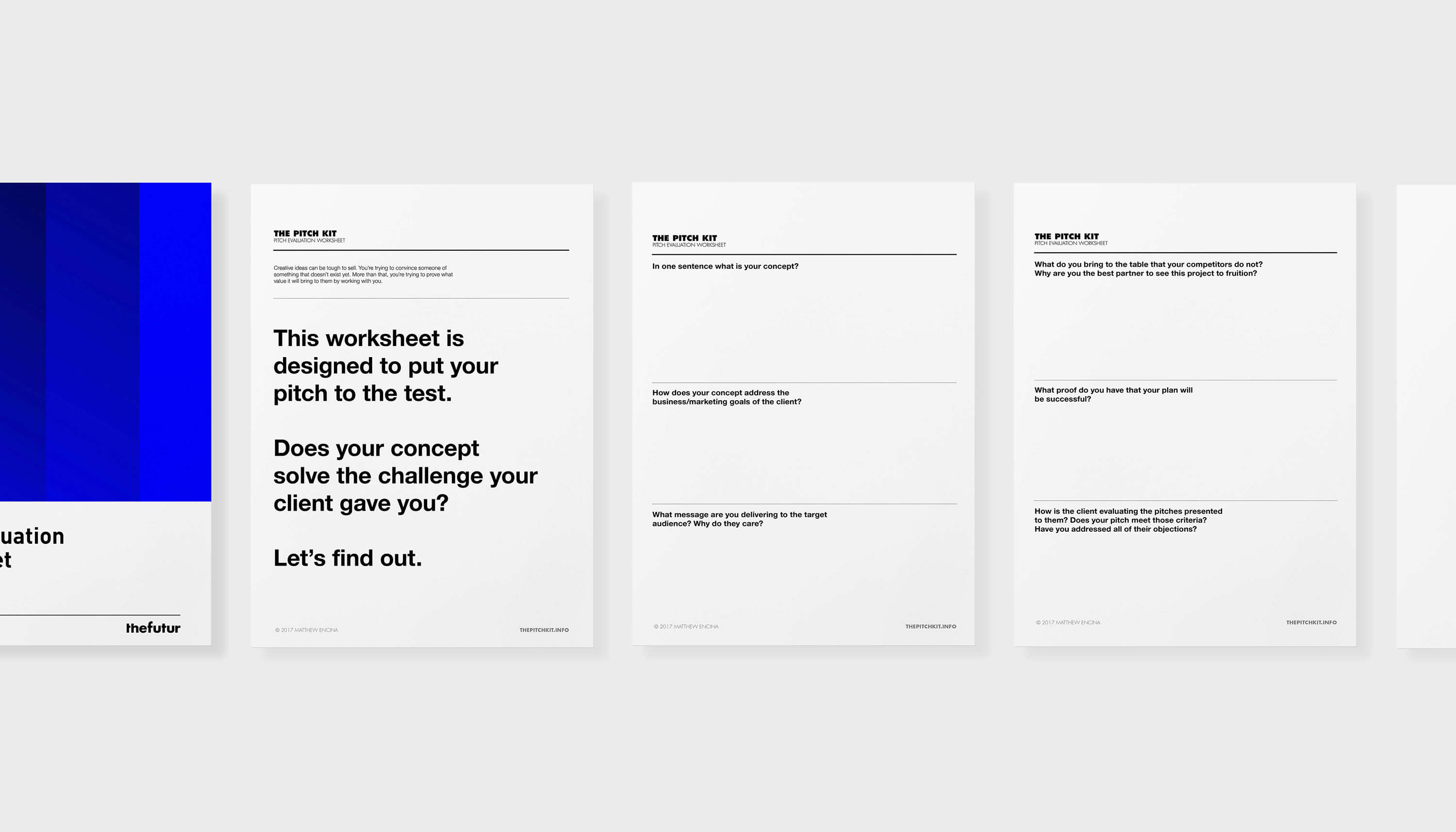 Pitch Evaluation Worksheet