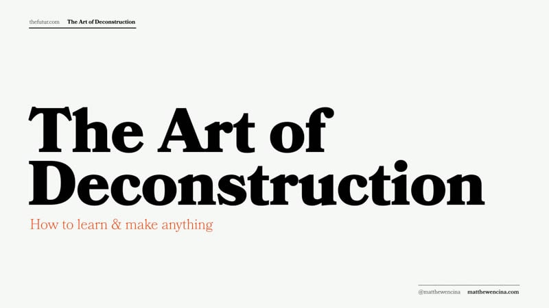 Deconstruction Art Movement