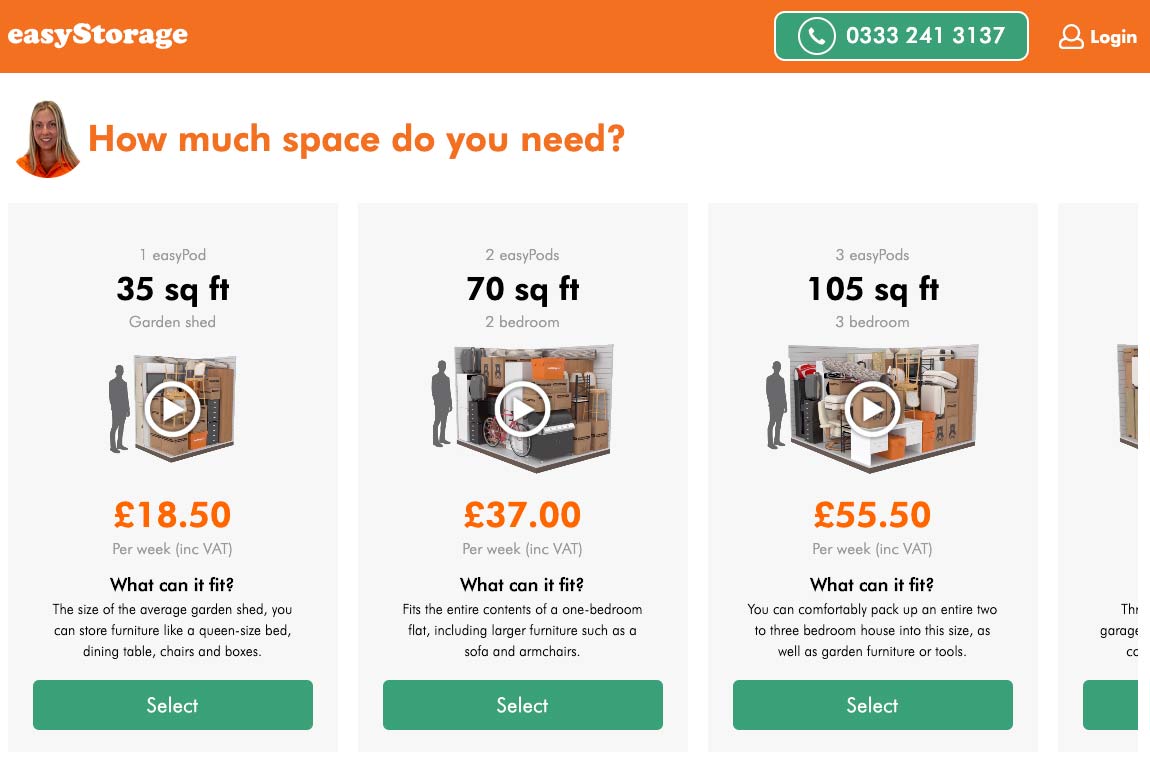 Booking Online: Three Steps to Heaven | easyStorage