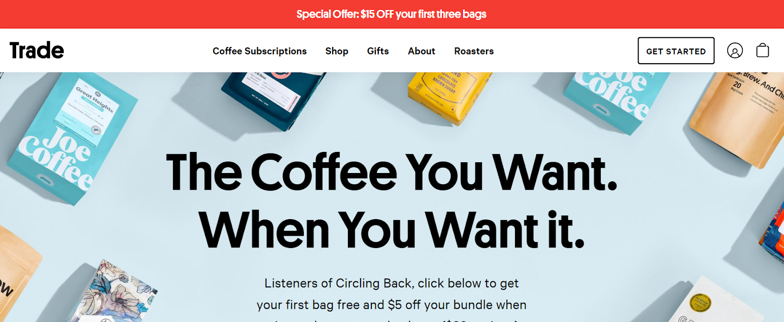 The anatomy of an ad: Trade x Circling Back | ThoughtLeaders Blog