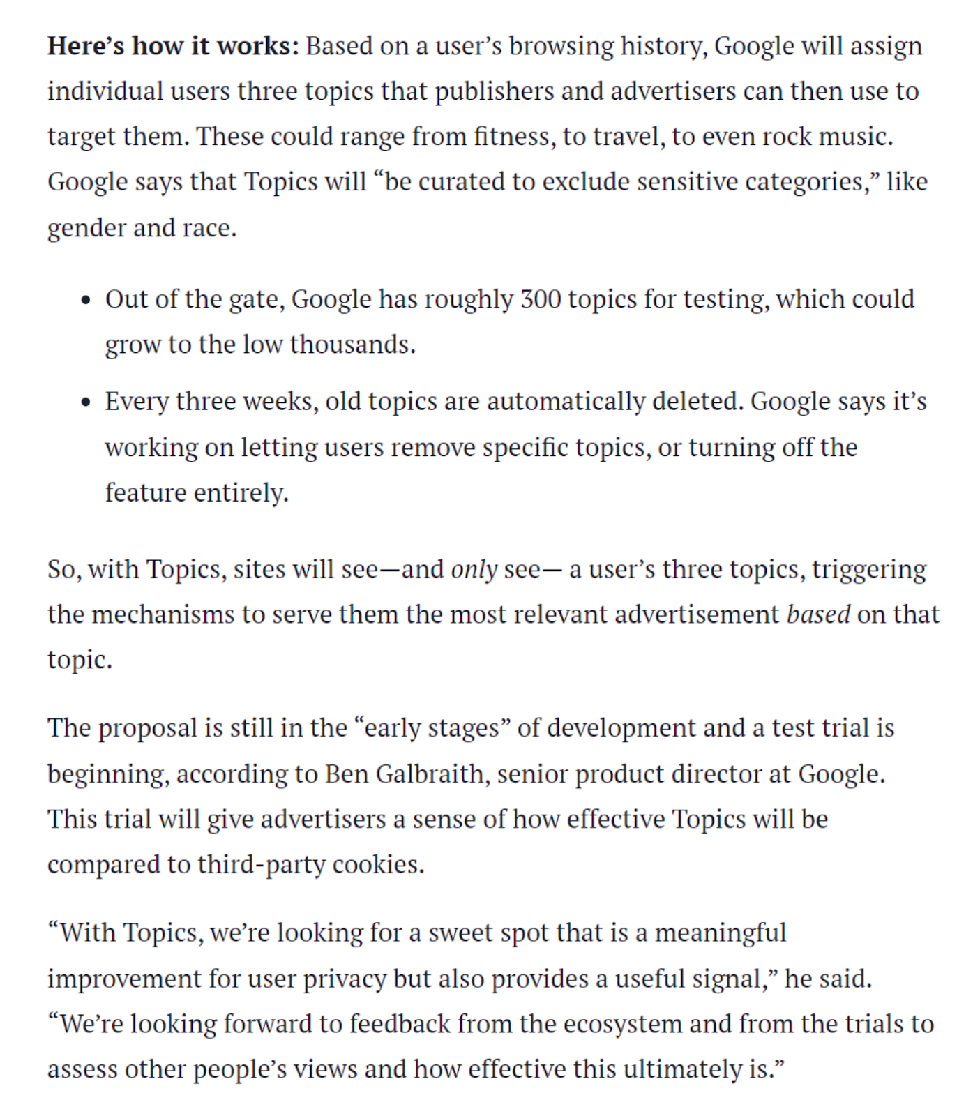Talking about Topics API | ThoughtLeaders Blog