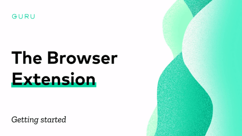 Key Features Of Guru's Knowledge Management Software