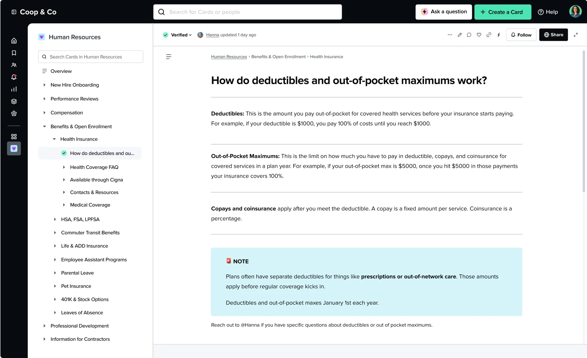 Instant HR Guidance with Enterprise AI Search