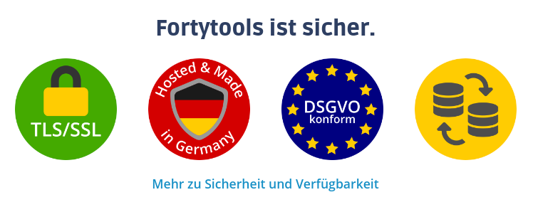 Fortytools bietet höchste Sicherheit für Sie und Ihre Daten