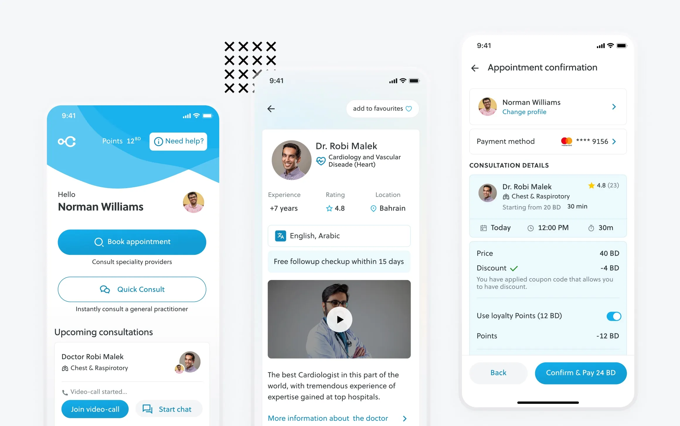 Doctori – Telemedicine Mobile App Redesign | Excited