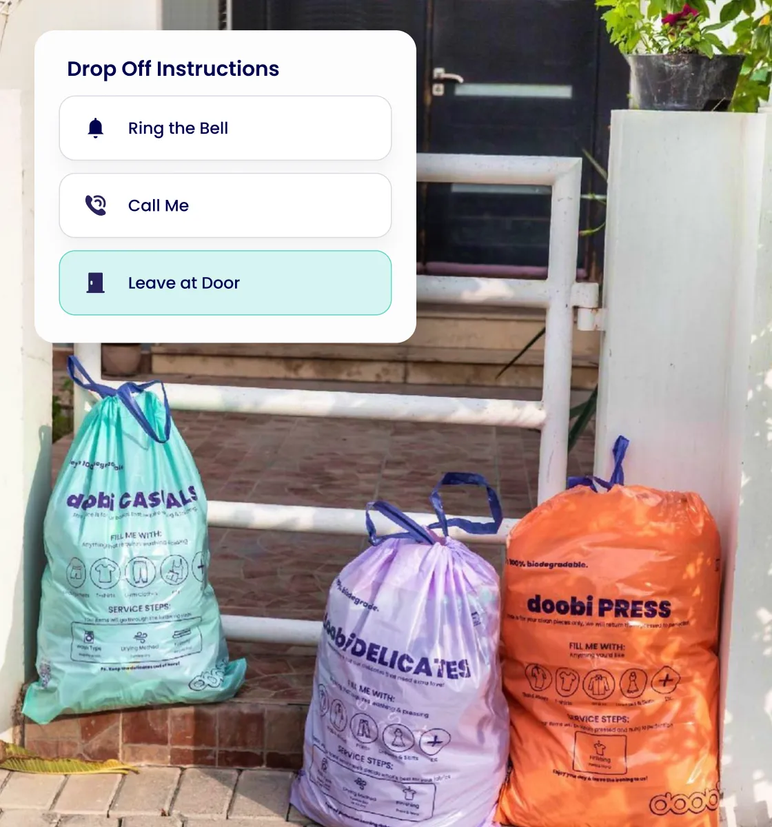 Doobi – Personalized Laundry Service Design | Excited