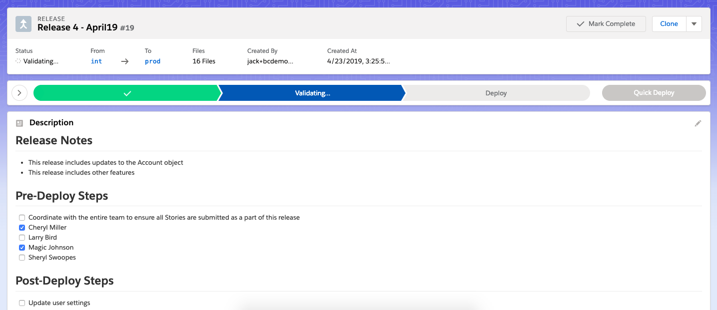 Tracking Manual Pre- and Post-Deployment Steps in Salesforce ...