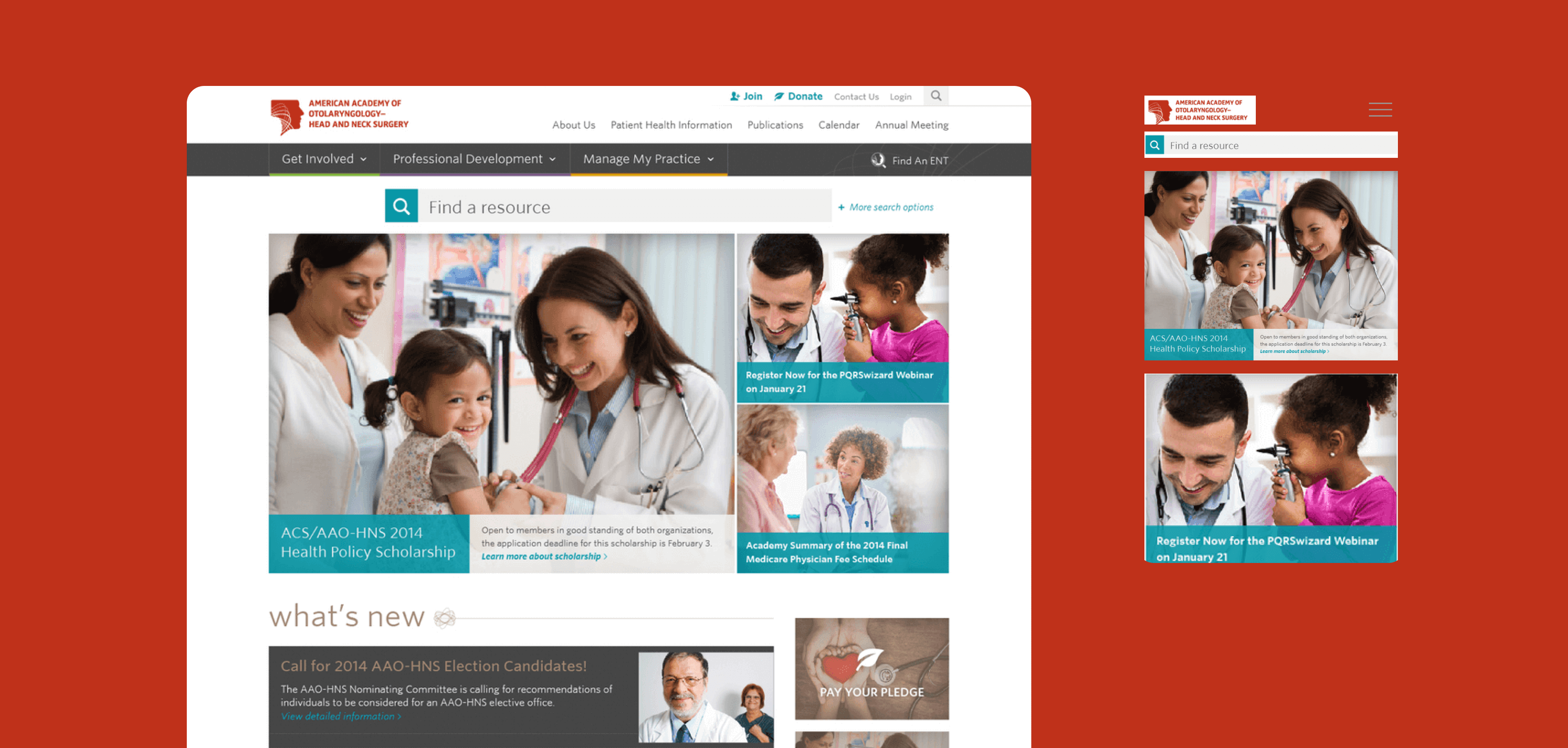 Transforming the AAO-HNS Digital Experience: Social Driver's Website Redesign | Social Driver ...