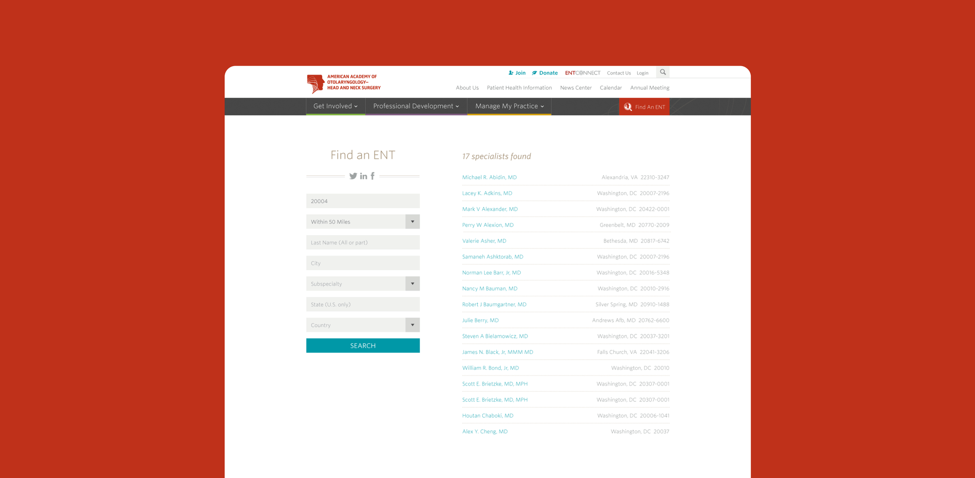 Transforming the AAO-HNS Digital Experience: Social Driver's Website Redesign | Social Driver ...