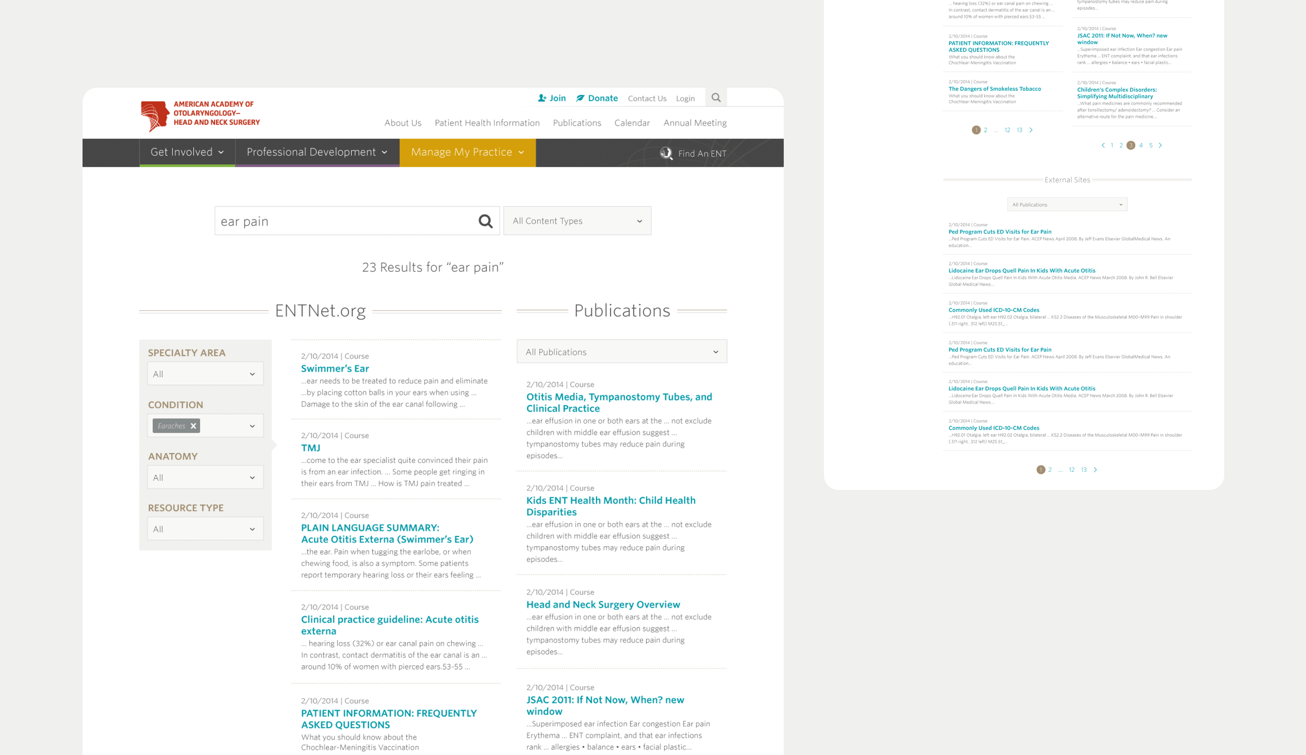 Transforming the AAO-HNS Digital Experience: Social Driver's Website Redesign | Social Driver ...