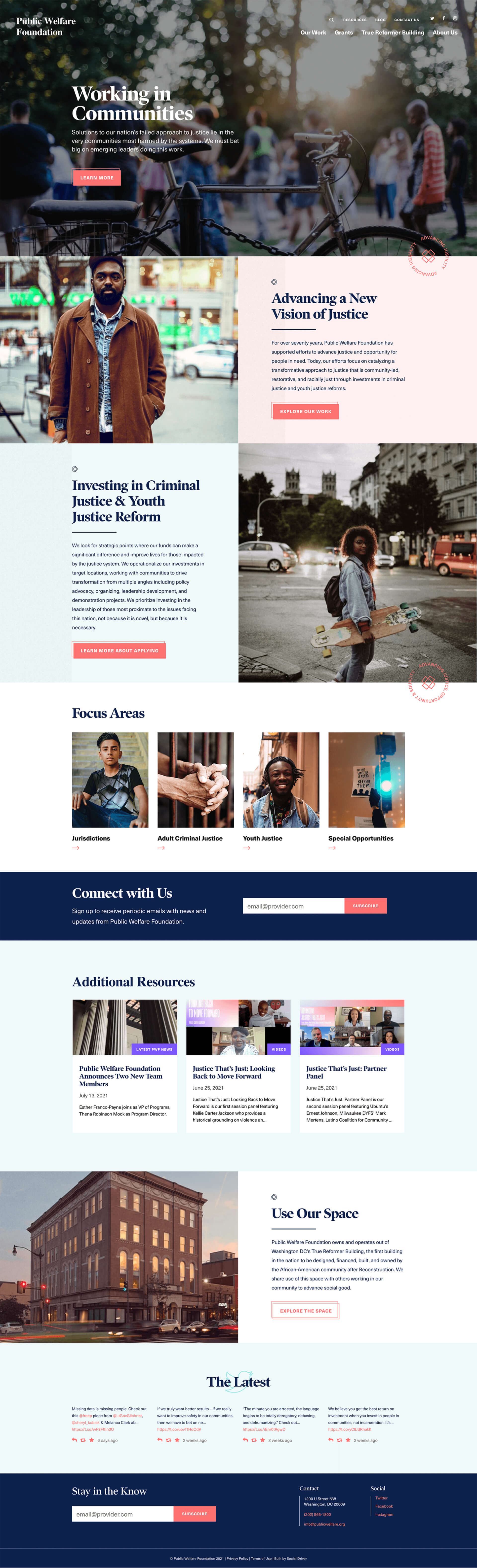Public Welfare Foundation's Vision for Change in a New Brand and Site ...