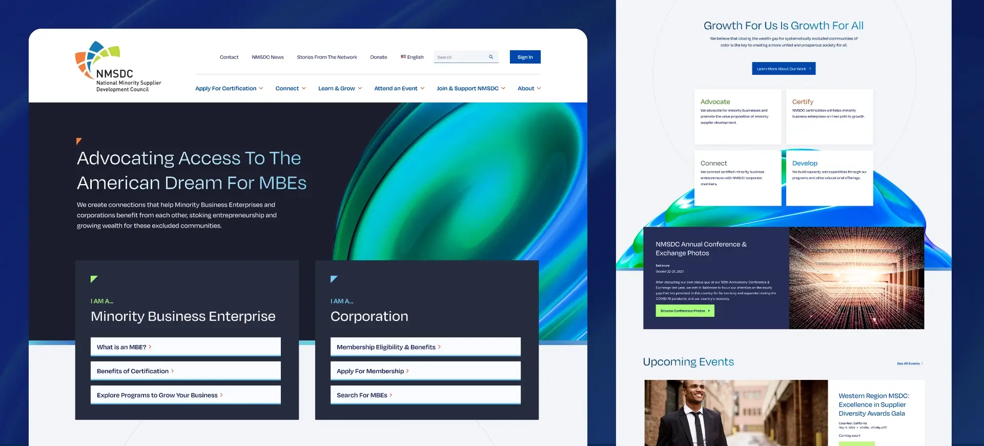 NMSDC Rebrand and New Website | Social Driver Case Study