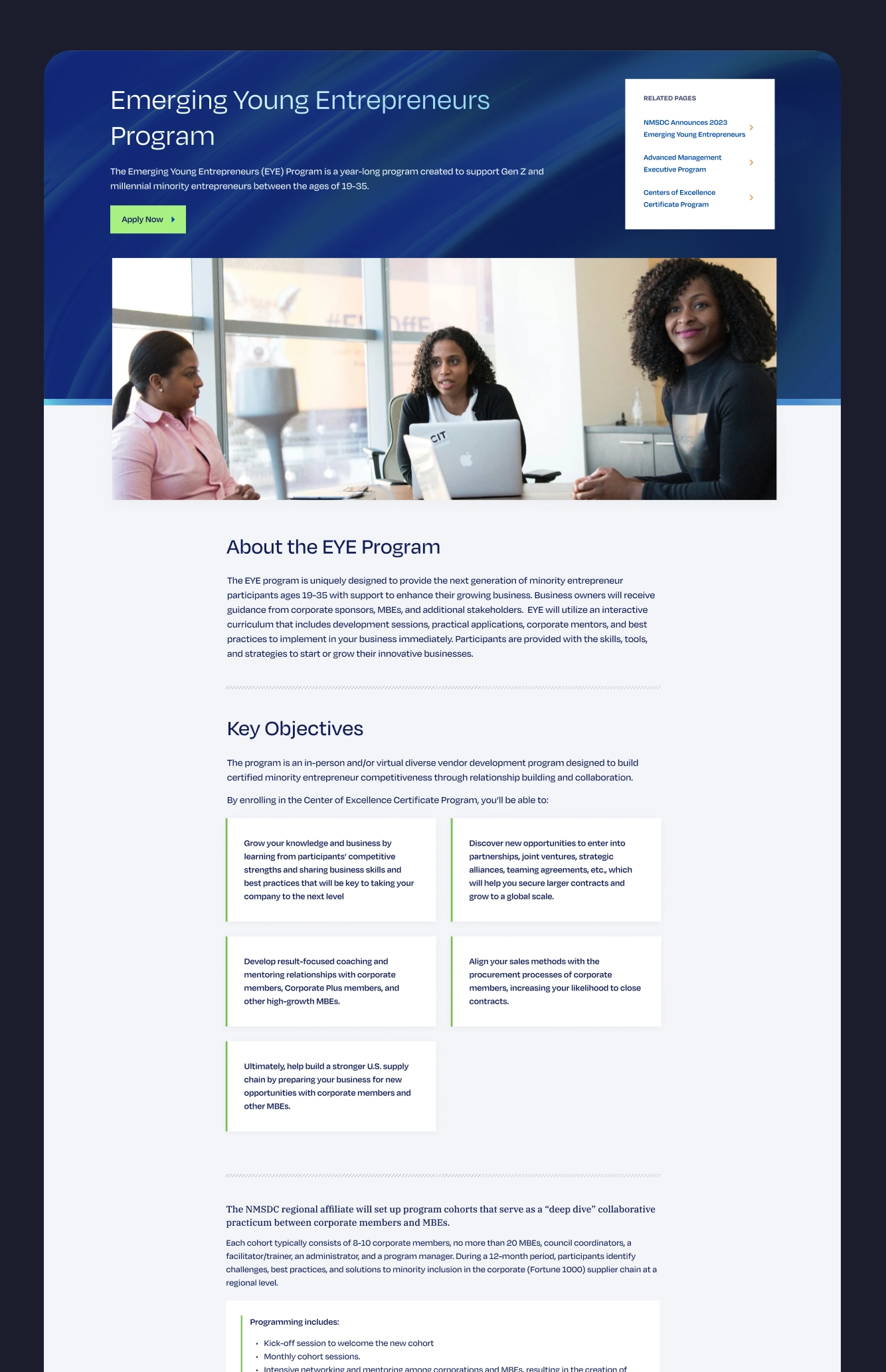NMSDC Rebrand and New Website | Social Driver Case Study