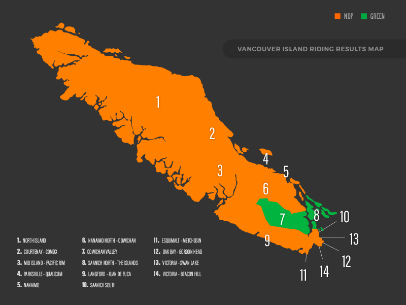 GRAPHIC: How Vancouver Island voted - Capital Daily