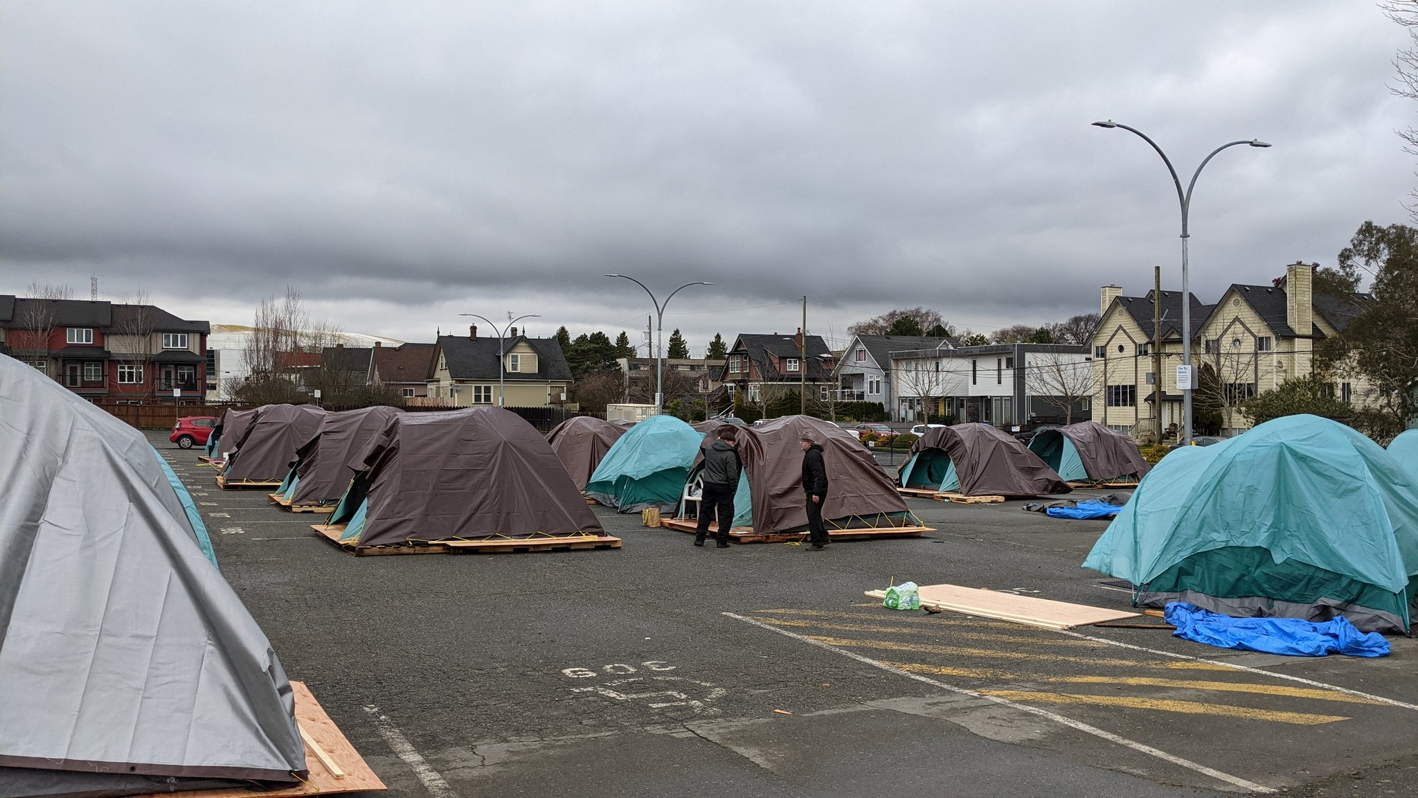 Shelter spaces at Victoria arena won’t be ready for move-in until after ...