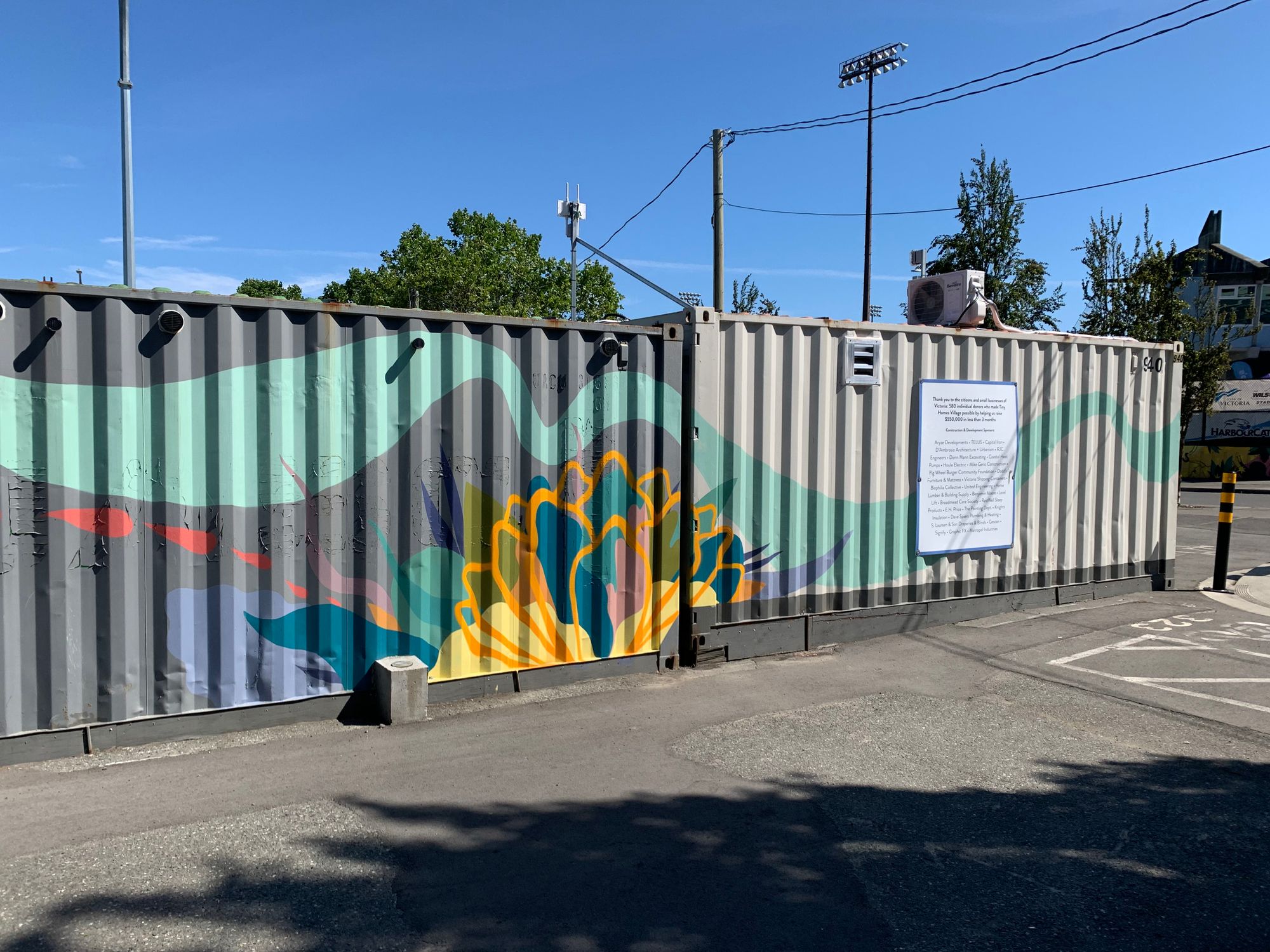 Victoria’s shipping container village to continue until end of March ...