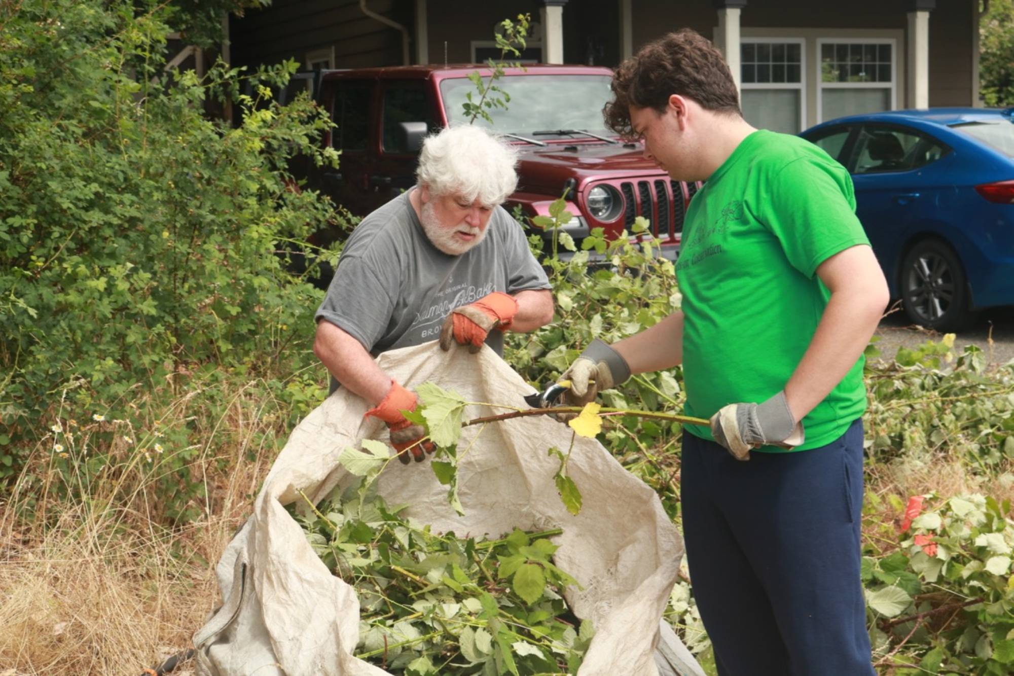 Meet the team of volunteers removing invasive species from local parks ...