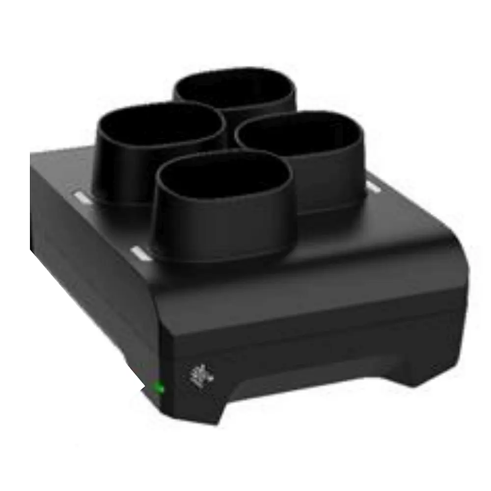 Zebra CS60 4-Slot Battery Share Cradle, Inductive, Midnight Black