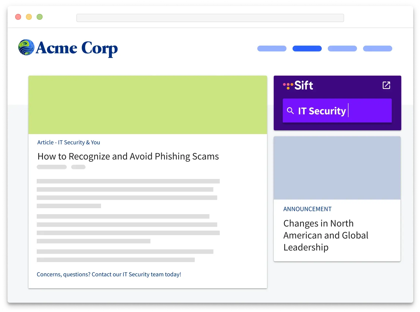 Sift | Amplify Your Intranet